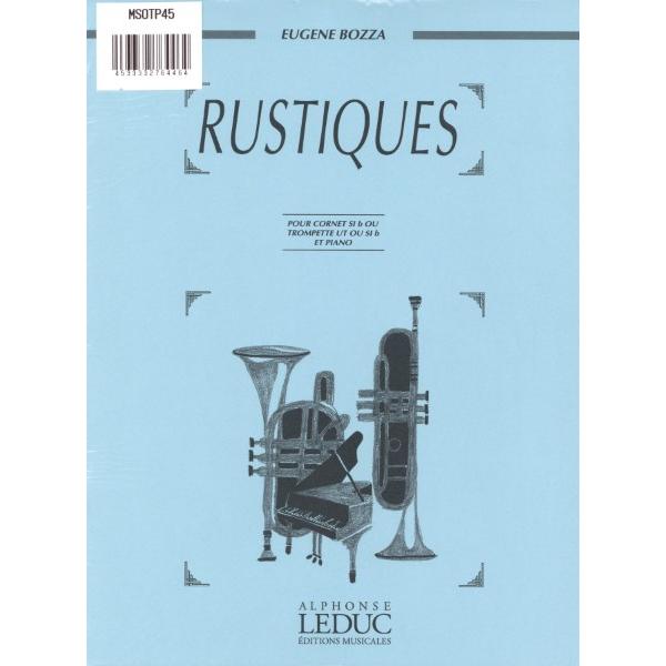 （株）ミュージックエイト 【MSOTP45】【収録曲】ＭＳＯＴＰ４５ 輸入 田舎者（ウジェーヌ・ボザ）（トランペット+ピアノ）【Rustiques】