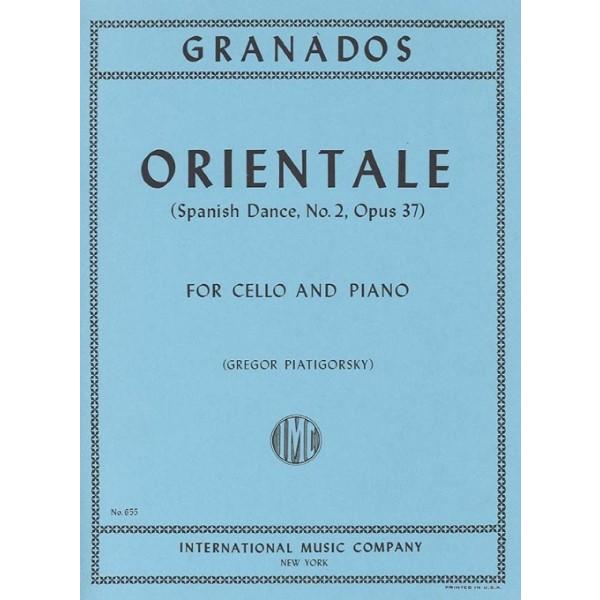 （株）ミュージックエイト 【MSOCH101】【収録曲】ＭＳＯＣＨ１０１ 輸入 オリエンタル（スパニッシュ・ダンス・No.2）（エンリケ・グラナドス）（チェロ+ピアノ）【Orientale (Spanish Dance No. 2)】