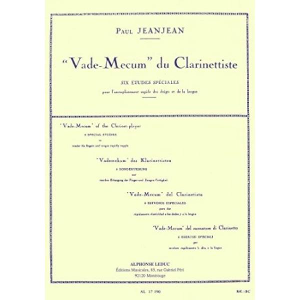 （株）ミュージックエイト 【MSOCL576】【収録曲】ＭＳＯＣＬ５７６ 輸入 クラリネット奏者必携（ポール・ジャンジャン）【Vade Mecum De Clarinettiste】