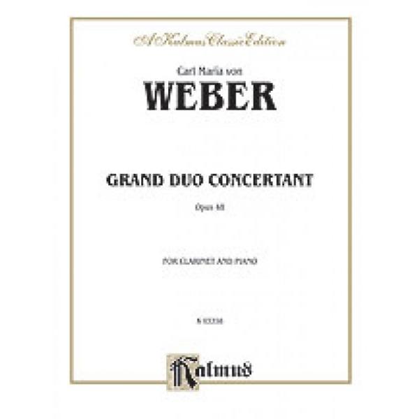 （株）ミュージックエイト 【MSOCL418】【収録曲】ＭＳＯＣＬ４１８ 輸入 協奏的大二重奏曲Op.48(ウェーバー)（クラリネット+ピアノ）【Grand Duo Concertant Opus 48】