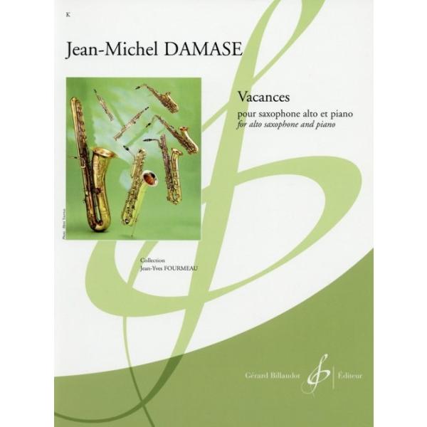 （株）ミュージックエイト 【MSOAX3261】【収録曲】ＭＳＯＡＸ３２６１ 輸入 バカンス（ジャン＝ミシェル・ダマーズ）（アルトサックス+ピアノ）【Vacances】