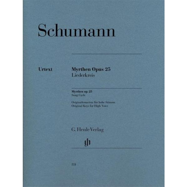ロケットミュージック 【VOC1583】【収録曲】ＶＯＣ１５８３ 輸入 シューマン／歌曲集「ミルテの花」 ｏｐ．２５ 高声用（原典版／ヘンレ社）《輸入ピアノ楽譜》