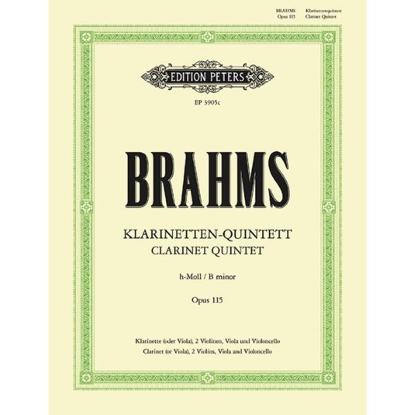 ロケットミュージック 【WL1226】【収録曲】ＷＬ１２２６ 輸入 ブラームス／クラリネット五重奏 ロ短調 作品１１５《輸入クラリネット楽譜》（ペータース出版）