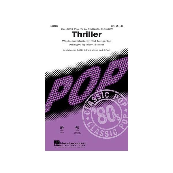 ロケットミュージック 【CRP456】【収録曲】ＣＲＰ４５６ 輸入 《輸入合唱楽譜》マイケル・ジャクソン／スリラー（２パート）