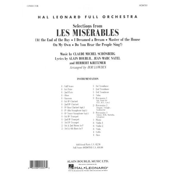 ロケットミュージック 【SCO514】【収録曲】ＳＣＯ５１４ 「レ・ミゼラブル」メドレー（スコアのみ）／オーケストラ楽譜