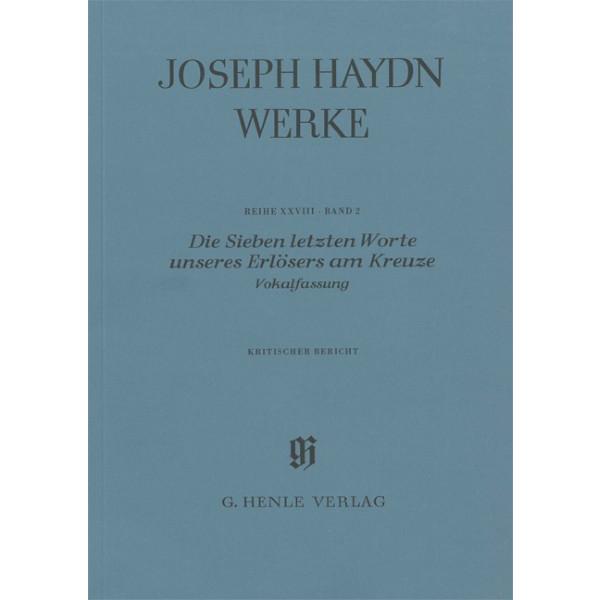 ロケットミュージック 【STH1020】【収録曲】ＳＴＨ１０２０ 輸入 ハイドン／全集 第２８シリーズ 第２巻 「キリストの最後の七つの言葉」Ｈｏｂ． ＸＸ／２ 声楽版 校訂報