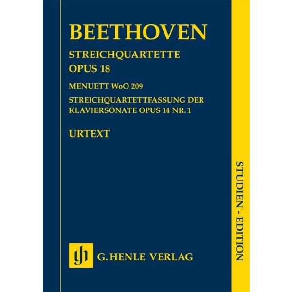 ロケットミュージック 【SEB330】【収録曲】ＳＥＢ３３０ 輸入 ベートーヴェン／弦楽四重奏曲集 ｏｐ． １８（原典版／ヘンレ社）《輸入弦楽四重奏楽譜》