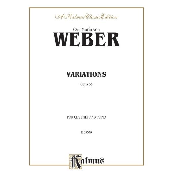 ロケットミュージック 【WL1808】【収録曲】ＷＬ１８０８ 輸入 ウェーバー／変奏曲 ｏｐ．３３《輸入クラリネット楽譜》