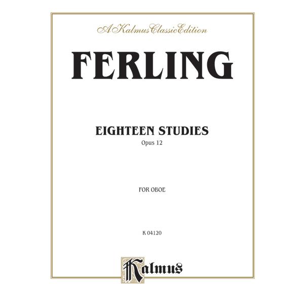 ロケットミュージック 【WL1855】【収録曲】ＷＬ１８５５ 輸入 フェルリング／１８の練習曲 ｏｐ．１２《輸入オーボエ楽譜》
