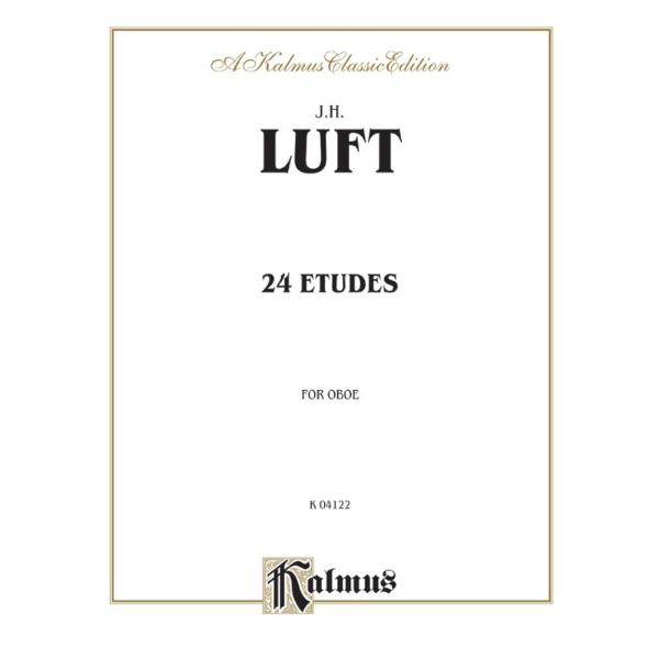 ロケットミュージック 【WL1856】【収録曲】ＷＬ１８５６ 輸入 ルフト／２４の練習曲《輸入オーボエ楽譜》