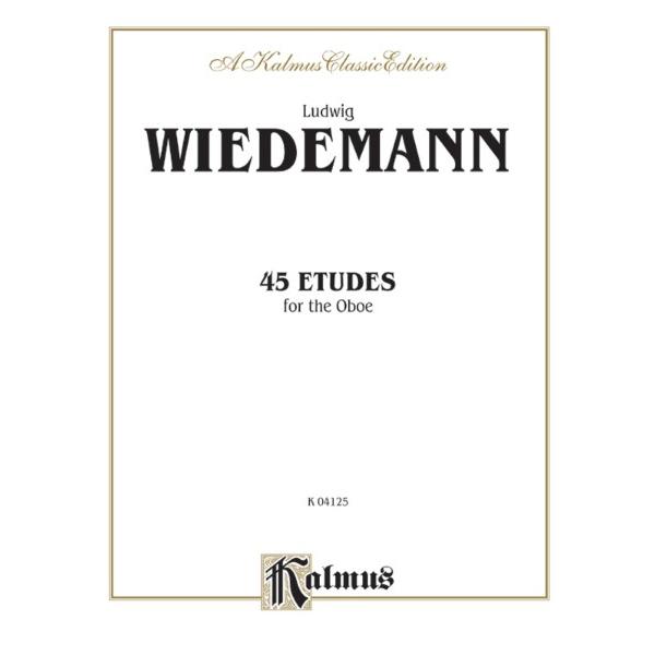 ロケットミュージック 【WL1857】【収録曲】ＷＬ１８５７ 輸入 ヴィーデマン／４５の練習曲《輸入オーボエ楽譜》