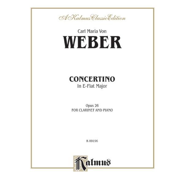 ロケットミュージック 【WL1868】【収録曲】ＷＬ１８６８ 輸入 ウェーバー／クラリネット小協奏曲 変ホ長調 ｏｐ．２６《輸入クラリネット楽譜》