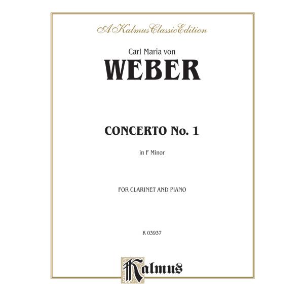 ロケットミュージック 【WL1869】【収録曲】ＷＬ１８６９ 輸入 ウェーバー／クラリネット協奏曲 第１番 ヘ短調 ｏｐ．７３《輸入クラリネット楽譜》