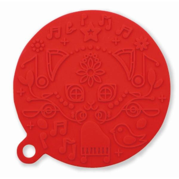 ＹＯＵＫＯＵ　ＨＯＭＥ 【MS12RE】 サイズ：φ110（持ち手含まず）×D3mm　　材質：シリコン　　原産国：中国