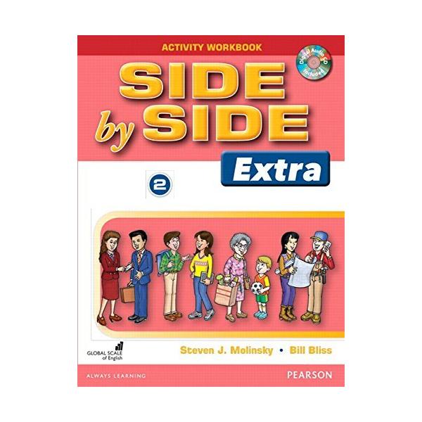 ピアソン・ジャパン（ＪＰＴ）  大人気シリーズSide by Sideの方法論を基に作られたSide by Side Extraでは、新登場のeTextで学生の学習も教師の指導もパワーアップさせます。会話中心でダイナミックなアプローチを補う...