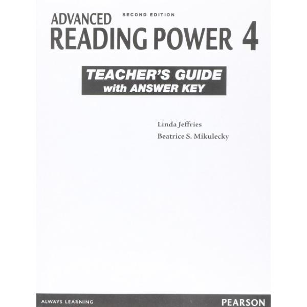 ピアソン・ジャパン（ＪＰＴ）  Reading Powerは、ユニークな4段階構成。学生にリーディング力を高めていくプロセスを教えます。英語で読むことは翻訳の演習ではなく問題解決力の育成であるという視点を養い、リーディングに必要な戦略的アプ...
