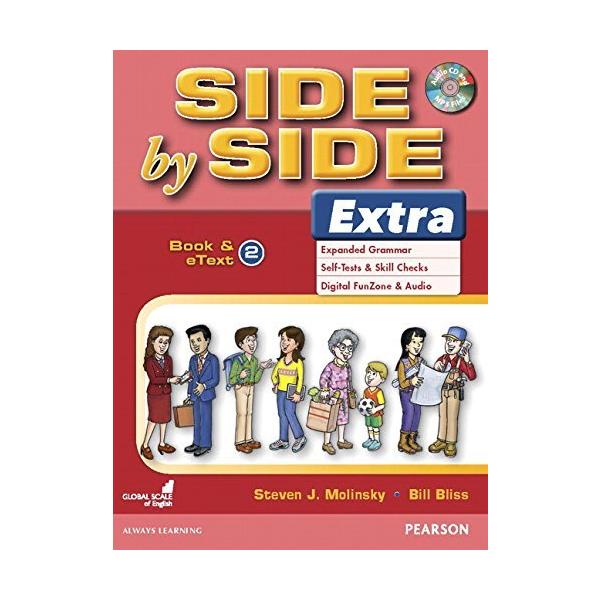 ピアソン・ジャパン（ＪＰＴ）  大人気シリーズSide by Sideの方法論を基に作られたSide by Side Extraでは、新登場のeTextで学生の学習も教師の指導もパワーアップさせます。会話中心でダイナミックなアプローチを補う...
