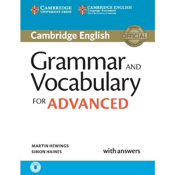 ケンブリッジ大学出版（ＪＰＴ）  Grammar and Vocabulary reference and practice for the revised Cambridge English Advanced (CAE) from 201...