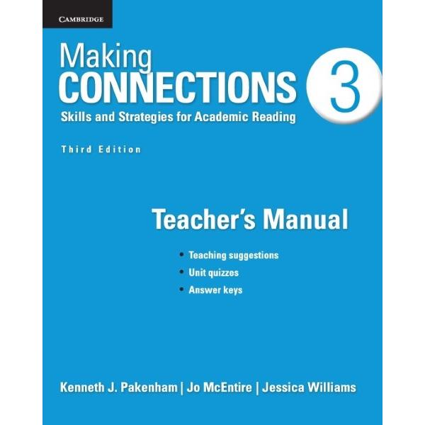 ケンブリッジ大学出版（ＪＰＴ）  Making Connections teaches an extensive range of reading skills and strategies in order to prepare stud...