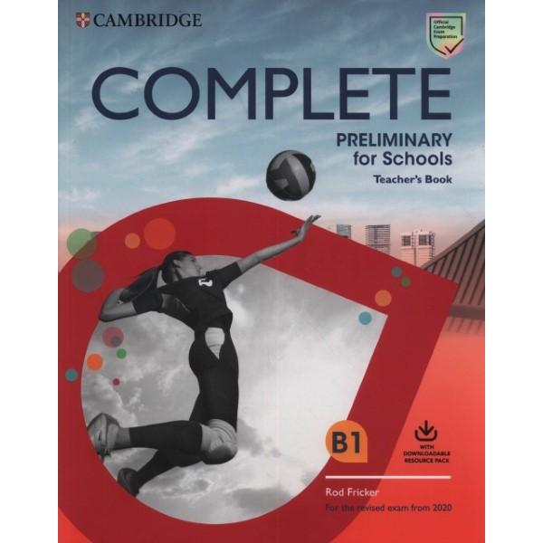 ケンブリッジ大学出版（ＪＰＴ）  Complete Preliminary for Schools is the most thorough preparation for the revised B1 Preliminary for Sc...