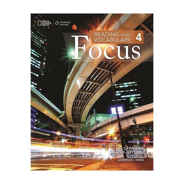 センゲージラーニング（ＪＰＴ）  Reading and Vocabulary Focusはアカデミックな学習の準備に必要なリーディングスキルと語彙を学ぶ4レベルの新シリーズです。ナショナルジオグラフィックのコンテンツは学習者の世界への好奇...