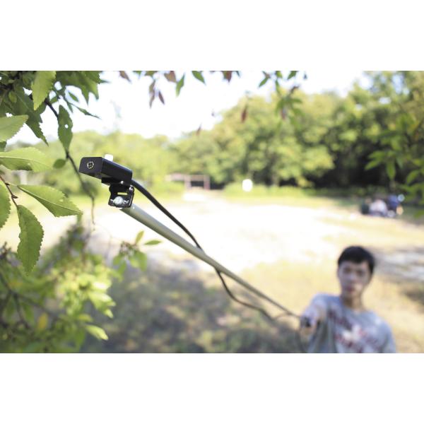 ・タブレットに接続して使用する外部カメラです。・タブレットでは撮影しづらい場所を撮影する際に使用します。・専用ソフトは不要、タブレットに入っているカメラアプリで撮影が可能です。撮 影 ハ ンド ル：： φ10×330mm 4本、4本連結時長...