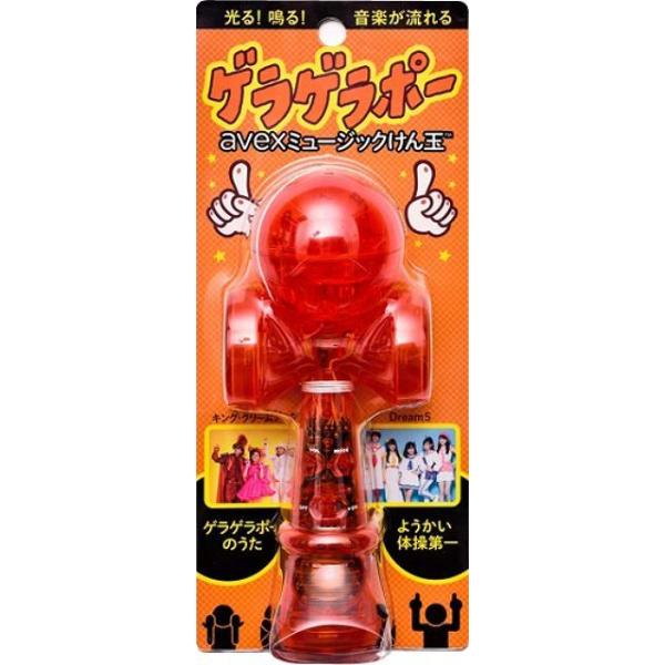 avexミュージックけん玉（バーゲンブック） avexミュージックけん玉 ゲラゲラポー著作：けん玉 出版社：幻冬舎発行日：仕様：A4変型判対象：一般向オリジナル楽曲とアーティスト音声を収録!!LEDライトが光る!音が鳴る!そして音楽も流れる...