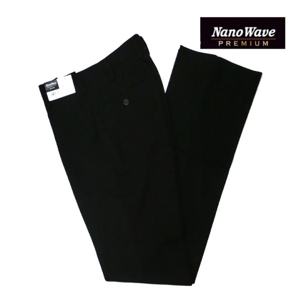 富士ヨット Nano Wave PREMIUM (ナノウエーブプレミアム) 学生スラックス ノータック W64-W100標準型学生服認証マーク付きポリエステル100％　ソフトな風合いで洗濯耐久性の高い学生服です※詳細は商品説明をご確認下さい...