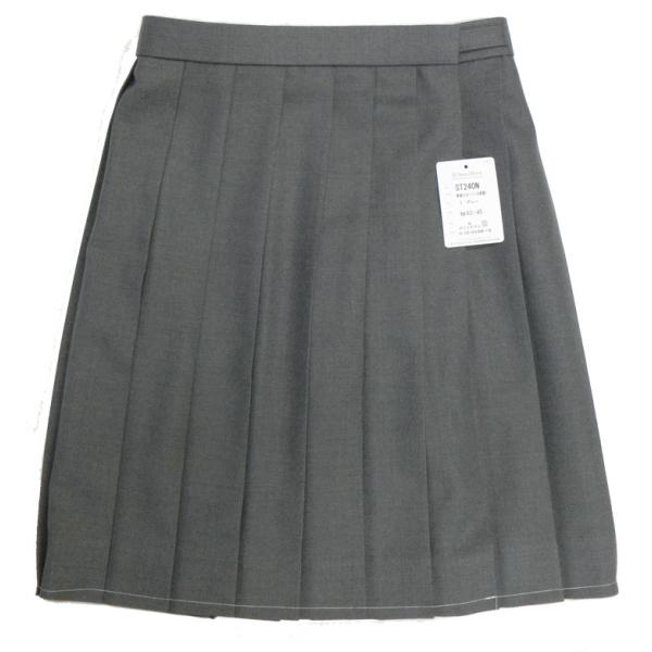 カンコーSweetTeen 制服 スカート グレー無地 大きいサイズ W81/85/90/95/100 丈48 (アイラブ制服別注)セレモニー・面接・通学に大人気！定番のグレー無地制服スカートグレー無地のスカートはコーディネートしやすいオー...