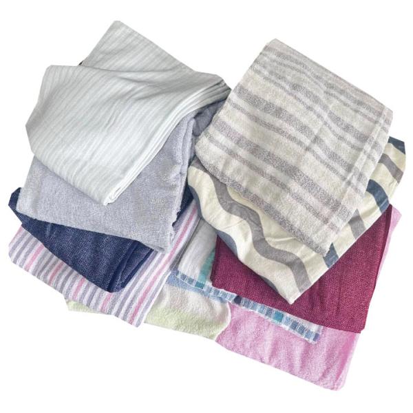 シングルサイズ140×190cmまたは130×180cm素材 綿・ポリエステルカラー ピンクベージュ系　ブルーグリーン系商品仕様 天然繊維で吸湿・吸汗に優れた薄手タオル生産国 中国ご注意 製品サイズをよくご確認の上ご購入ください。※写真の色...