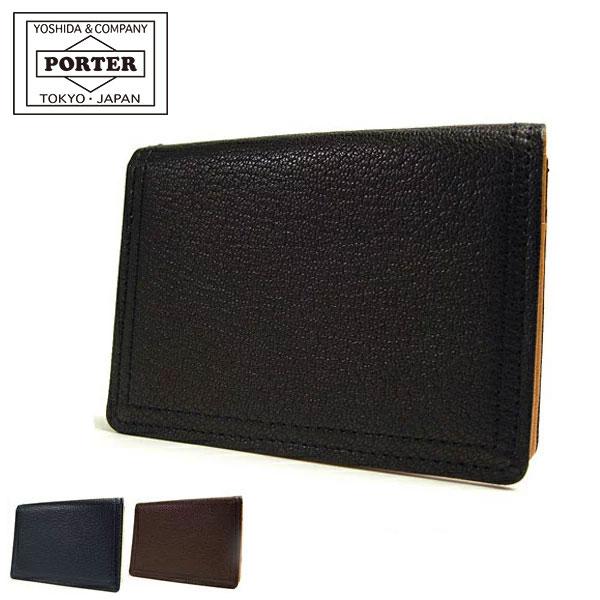 ポーター ダブル パスケース 129-03739 吉田カバン PORTER DOUBLE PASS &amp; CARD CASE メンズ 定期入れ レディース カードケース ブランド 本革 日本製◇表地：ゴート（クロームなめし・セミアニリ...