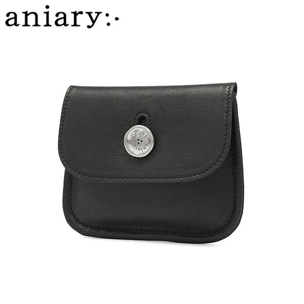 ミニマルに使える上質レザー小物“世界一柔らかい革”を目指して作られた素材「Reality Leather」を使用した、フラップ型ポーチ。カラー展開：Blackアニアリ ポーチ aniary メンズ レディース 小さめ 小物入れ おしゃれ ブ...