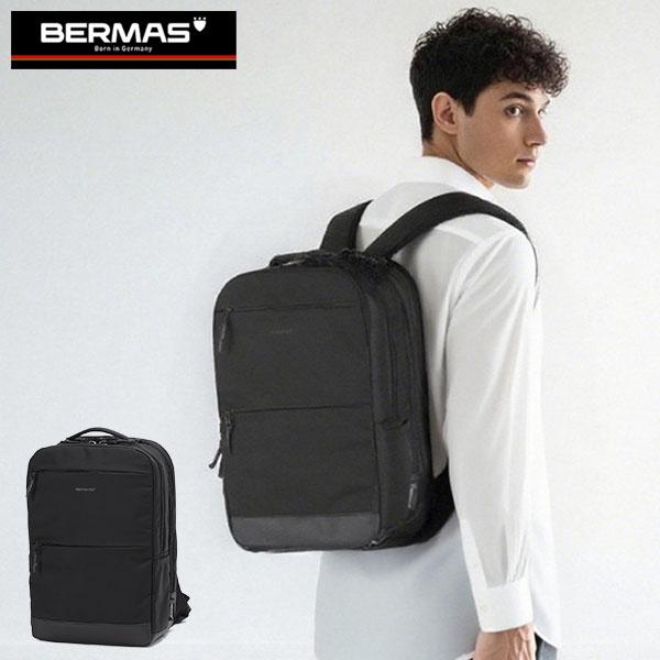 スマートで高品質通勤時間を快適時間に実用性を十分に兼ね備え、ビジカジベーシックシリーズ『BAUER IV/バウアー4』のA4サイズビジネスリュック。カラー展開：ブラック(10)バーマス リュック BERMAS メンズ レディース ビジネスバ...