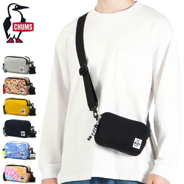 柔らかなスウェット素材をメインに使用したCHUMS定番「SWEAT」シリーズのショルダーバッグ。素材＜表地＞Sweat Cotton70％　Polyester30％サイズ＜本体＞幅 約 185×高さ 約 115×マチ 約 65(mm)＜ショ...