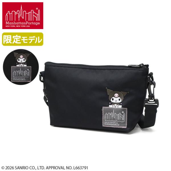 クロミの世界観あふれるミニショルダーバッグ2005年のデビュー以来、世界を股にかけファンを魅了し続けてきた人気サンリオキャラクター『クロミ』とManhattan Portageのコラボが実現。クロミのダークイメージを投影したスペシャルコラボ...