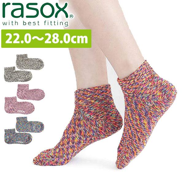長年愛され続けている包まれるような履き心地『rasox/ラソックス』で長年愛されているスプラッシュシリーズのアンクル丈モデル。別名「雲糸」と呼ばれる太番手のスラブ糸をかすり染めにして編み込んでおり、ミックスカラーならではの色合いが魅力です。...