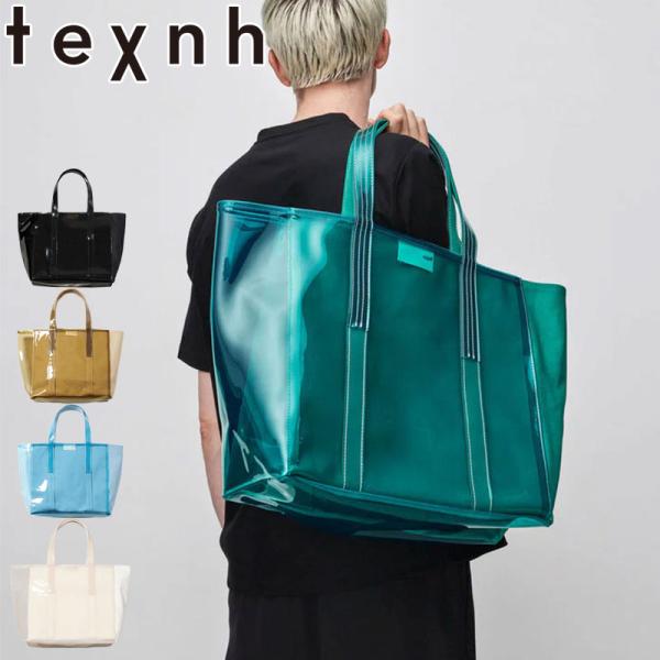 個性が光る異素材MIXトート"自然物と人工物の共存"を思い描き、クリアPVCとコットンキャンバスを互い違いに縫い合わせた構造が特徴のトートバッグ(Lサイズ)。二つの素材の特徴とそれを最大限に活かした構造が機能性を高めており、普遍的なトートバ...