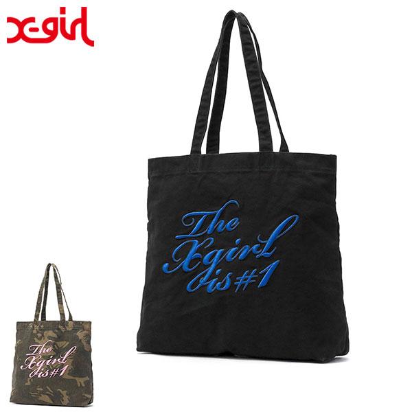 3D刺繍が際立つロゴトートバッグ「The X-girl is #1」を3D刺繍で施したデザインの目を引くトートバッグです。キャンバス素材を採用し、ボディに映えるロゴ刺繍のカラーリングが魅力。A4サイズがすっぽり入る収納力で、シティユースから...