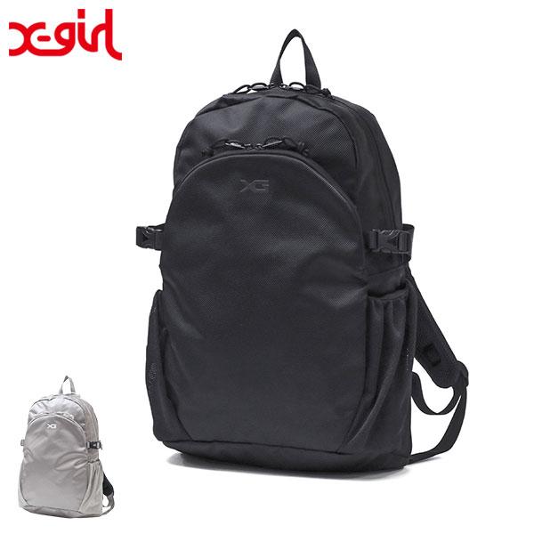 シーンを選ばず活躍する万能シンプルリュックシーズン問わず活躍する便利なバックパック。XGエンブレムロゴをあしらったシンプルなデザインで、A4対応の20L容量。カラー展開：BLACK(10)、GREY(11)エックスガール リュック X-gi...