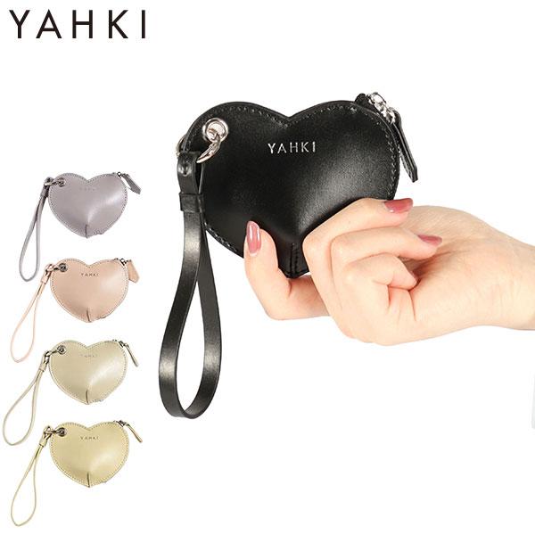 可愛いを持ち歩くハート型のミニポーチ持ち歩くだけで気分が上がる、ハート型のミニポーチ。カラー展開：black、stone、honeyrose、sandbeige、sandyellowヤーキ ポーチ YAHKI レディース マルチケース 小さ...