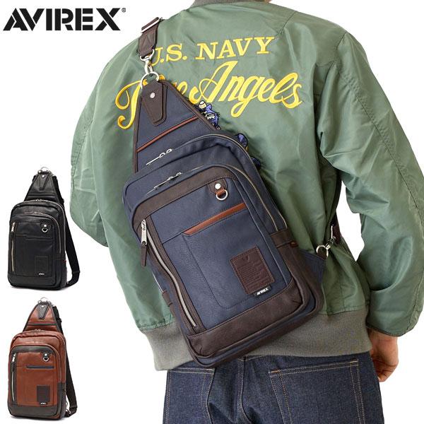 厚みのあるPU合皮を使用した「STUART」シリーズのボディバッグ。ネーム部分にミリタリーのライナーネームモチーフを採用した、AVIREXらしいデザインがポイントです。素材＜表地＞合成皮革サイズ＜本体＞幅 約 230×高さ 本体 約 510...