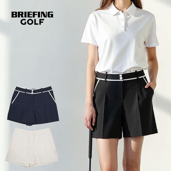 シルエット×デザインで洗練ゴルフスタイルタック入りデザインで、スカートのような上品ルックスを演出するショートパンツです。ストライプ状の立体感ある生地とパイピングがアクセントに。抜群のストレッチ性とさらりとした肌ざわりで、暑い日のプレーも快適...