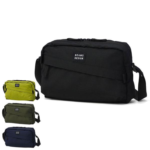 幅広いスタイルにマッチ軽量なショルダーバッグ無地にワンポイントをアクセントにした「BEAMS DESIGN」のショルダーバッグ。カラー展開：ブラック(10)、オリーブ(67)、カーキ(65)、ネイビー(30)ビームスデザイン ショルダーバッ...