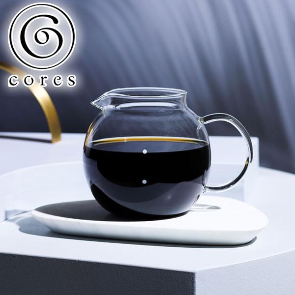 素材ホウケイ酸ガラス、竹サイズ(mm)＜本体＞幅 約 155、高さ 約 120、奥行き 約 115重さ(g)290生産国中国Cores/コレス/クリアガラスサーバー（4カップ）/クリアガラスサーバー/CLEAR GLASS SERVER/ガ...