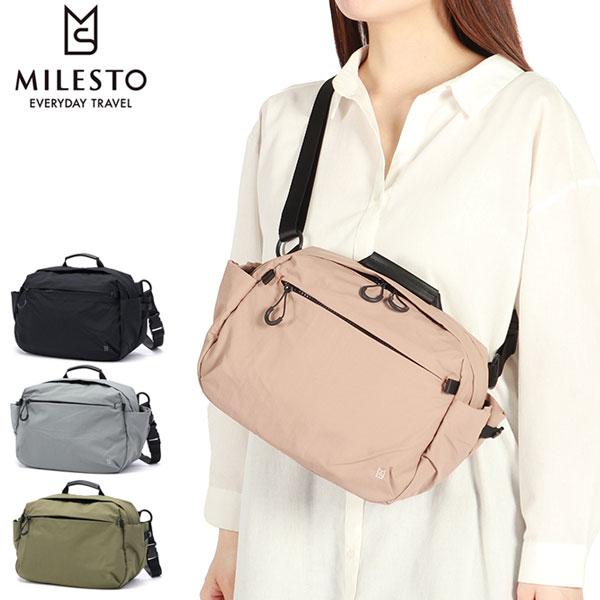 軽快に歩き出したくなるような毎日をイメージしたシリーズ『TROT』のショルダーバッグ。素材＜表地＞ナイロン＜裏地＞ポリエステル＜付属＞牛革サイズ＜本体＞幅 約 260×高さ 約 220×マチ 約 115(mm)＜ショルダーストラップ＞長さ ...