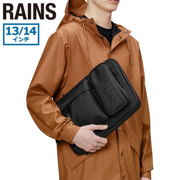 洗練されたデザインのラップトップケース多忙なビジネスマンや学生向けにRains（レインズ）がデザインした、テセル ラップトップ ケース。13/14インチのデバイスを収納するために作られたこのケースは、マイクロファイバーの裏地が付いた内装で大...