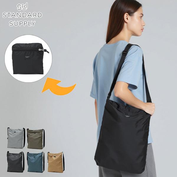 コンパクトに持てて毎日使える軽さとタフさシンプルなデザインが魅力の縦型ショルダーバッグ。軽量ナイロン素材で、A4対応ながらコンパクト。男女問わず使えるユニセックス仕様で、毎日の通勤や旅行のサブバッグとしても活躍。カラー展開：BLACK(41...