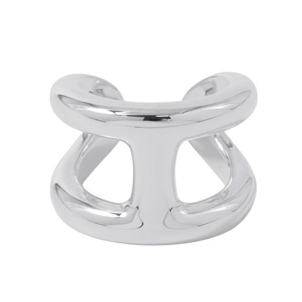 エルメス リング オスモズGM Osmose SV925シルバー リングサイズ51 HERMES ジュエリー 指輪[取扱店舗]東心斎橋店[管理番号]10537909[ランク]中古S[ブランド]エルメス（HERMES）[状態]表面/微細なスレ...