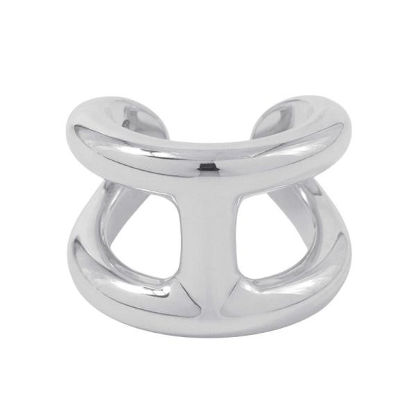 エルメス リング オスモズGM Osmose SV925シルバー リングサイズ50 HERMES ジュエリー 指輪[取扱店舗]神戸元町店[管理番号]10565407[ランク]中古S[ブランド]エルメス（HERMES）[状態]表面/スレ[仕上...