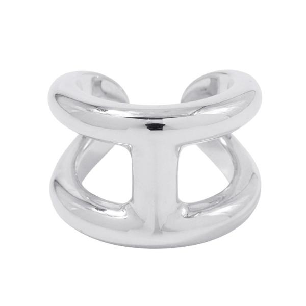 エルメス リング オスモズGM Osmose SV925シルバー リングサイズ54 HERMES ジュエリー 指輪[取扱店舗]神戸元町店[管理番号]10824047[ランク]中古S[ブランド]エルメス（HERMES）[状態]表面/スレ、打ち...